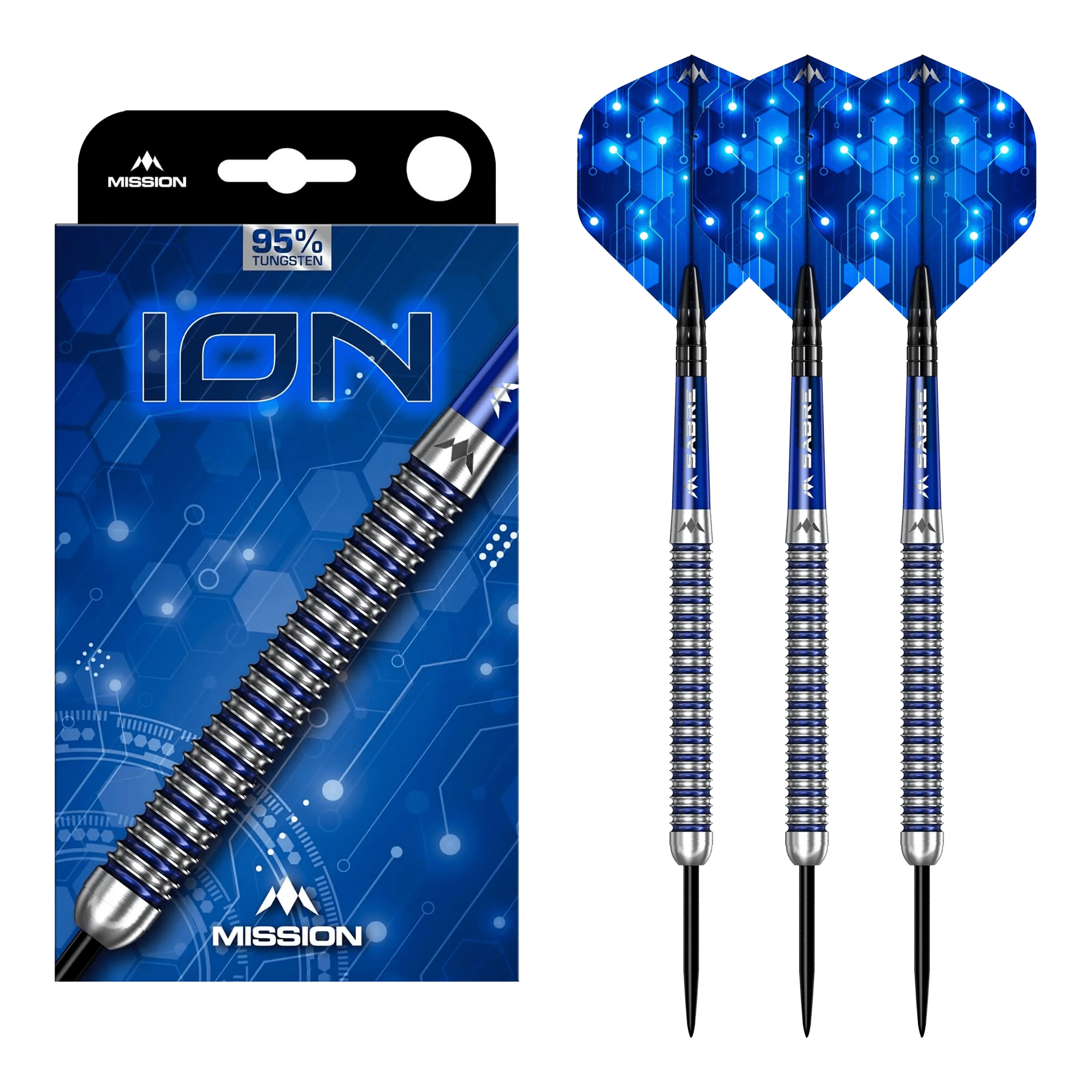 Buy Mission Ion - 95% Tungsten Steel Tip Darts from Darts Online
