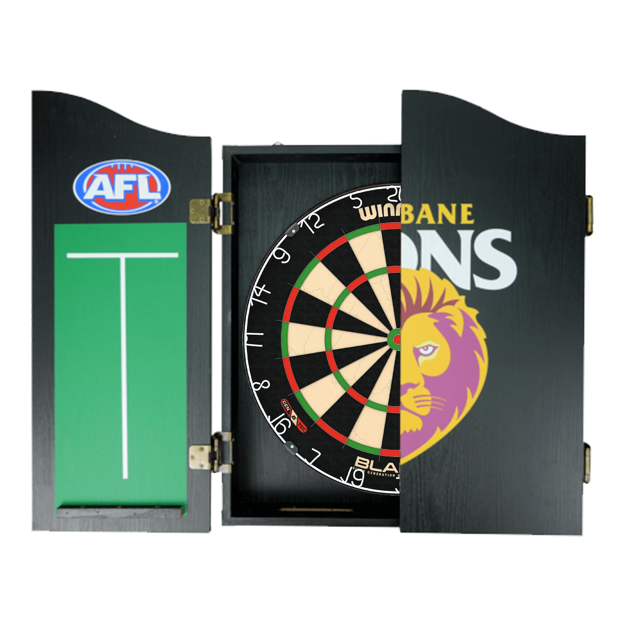 Buy Winmau Blade 6 Dartboard, Official AFL Cabinet & Darts - Complete ...