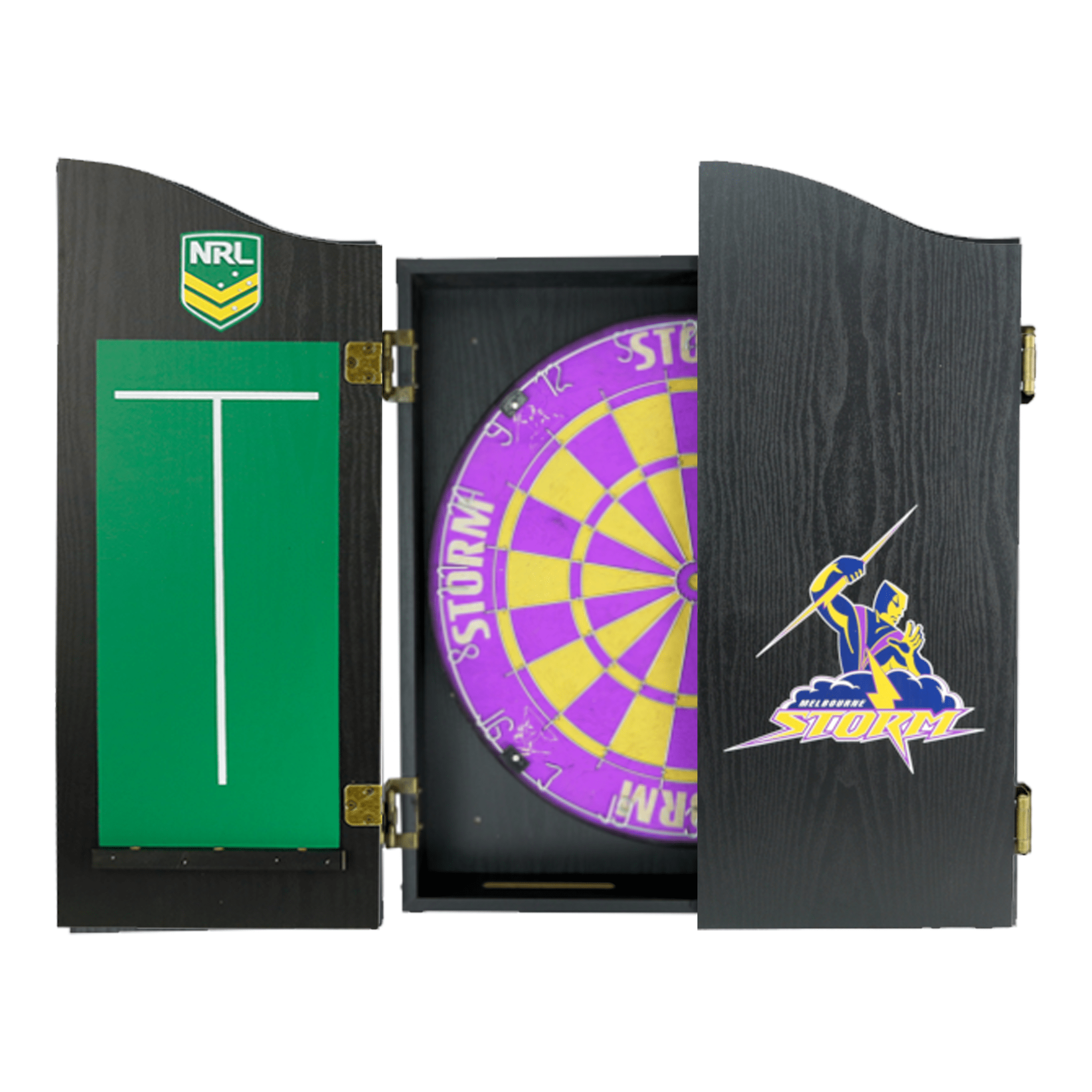 Buy Official NRL Dartboard, Cabinet & Darts - Complete Darts Set from ...