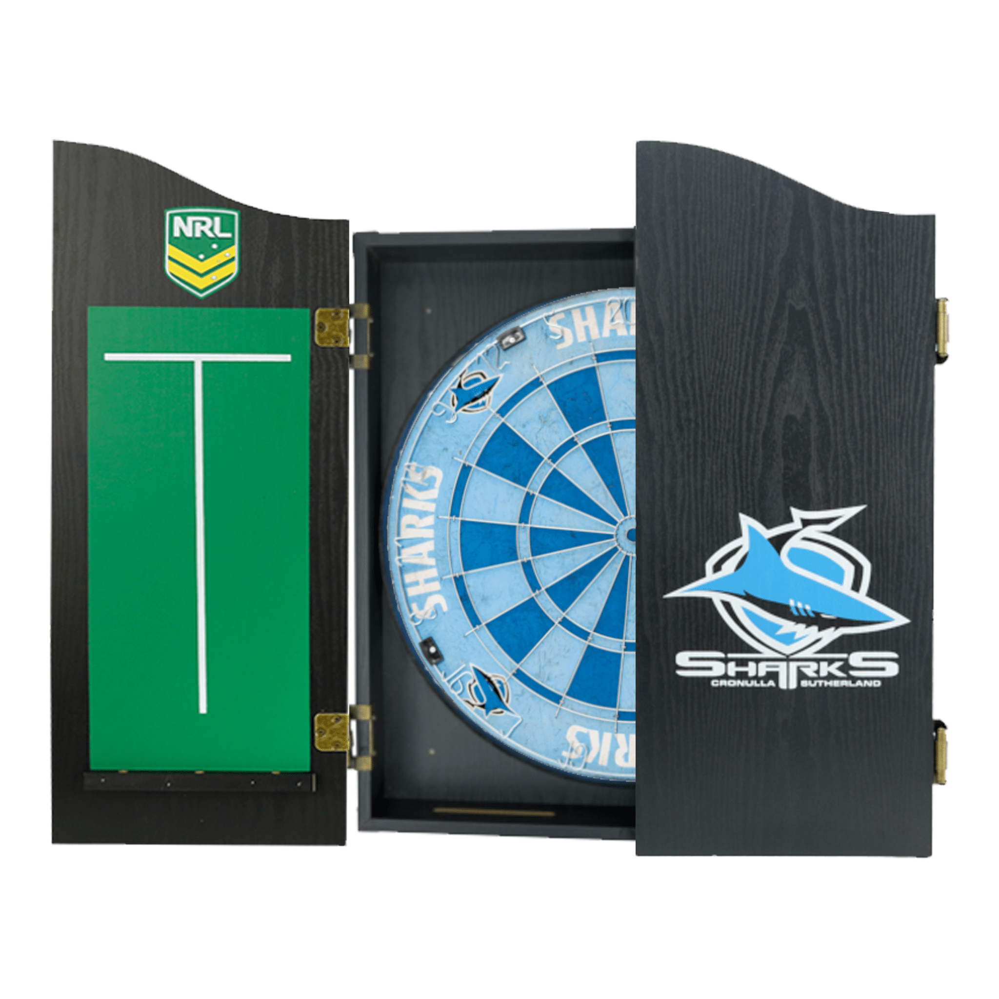 Buy Official NRL Dartboard, Cabinet & Darts - Complete Darts Set from ...
