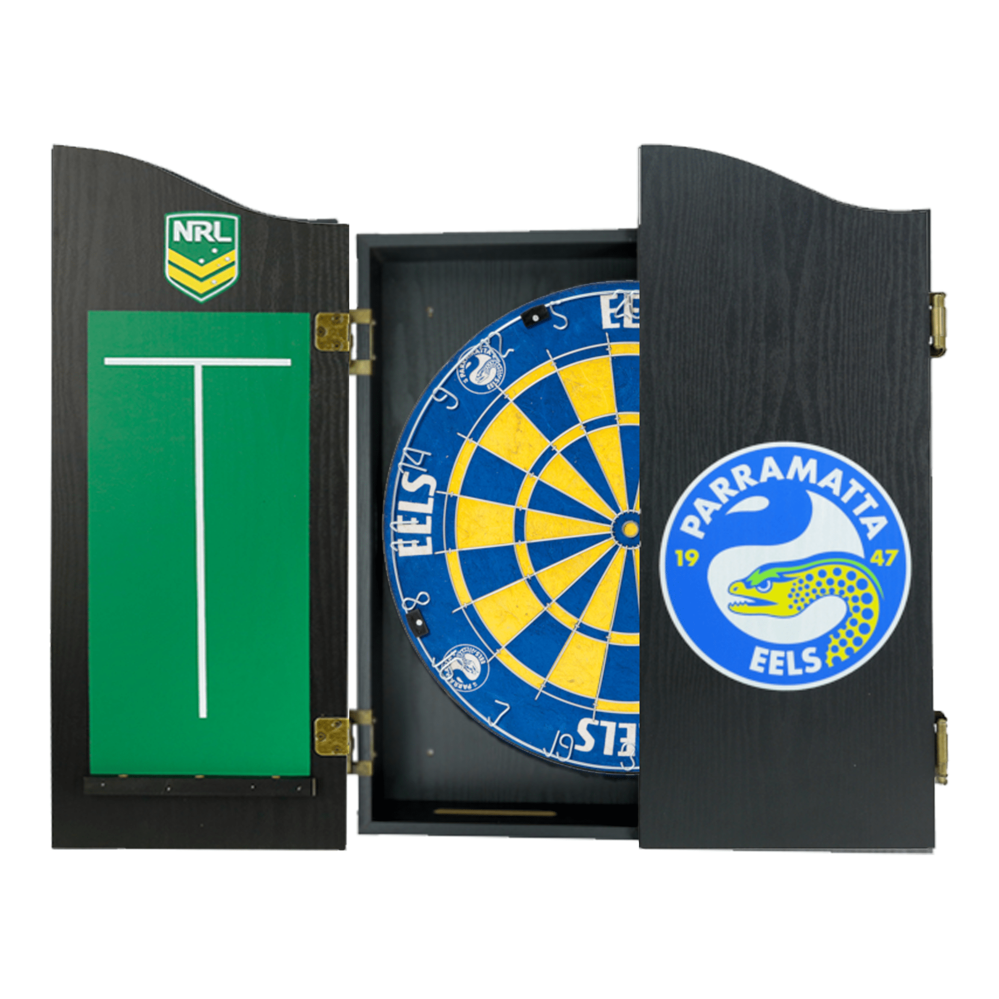 Buy Official NRL Dartboard, Cabinet & Darts - Complete Darts Set from ...