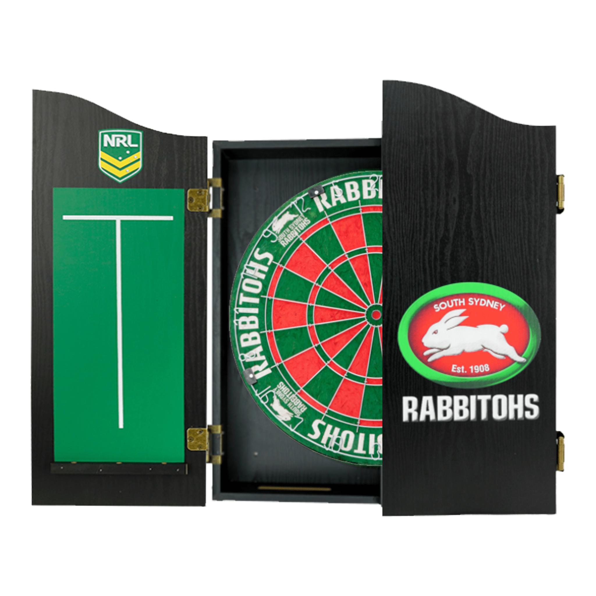 Buy Official NRL Dartboard, Cabinet & Darts - Complete Darts Set from ...