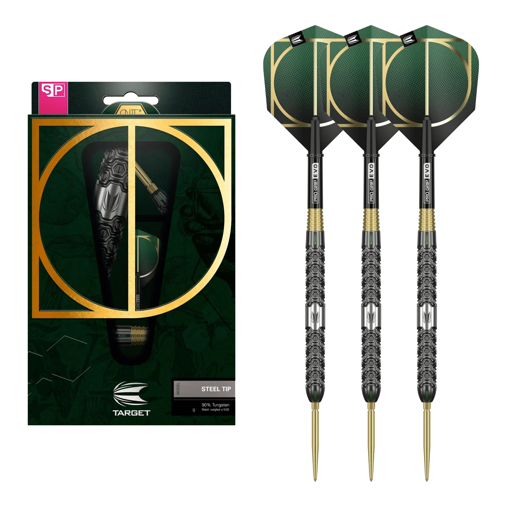 Buy Target Cult 03 Swiss Point 90% Tungsten Steel Tip Darts from Darts ...
